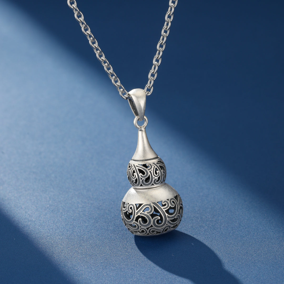 Collier Gourde Ouvrable Argent 925 – Trésor Mystique | Collier Pendentif